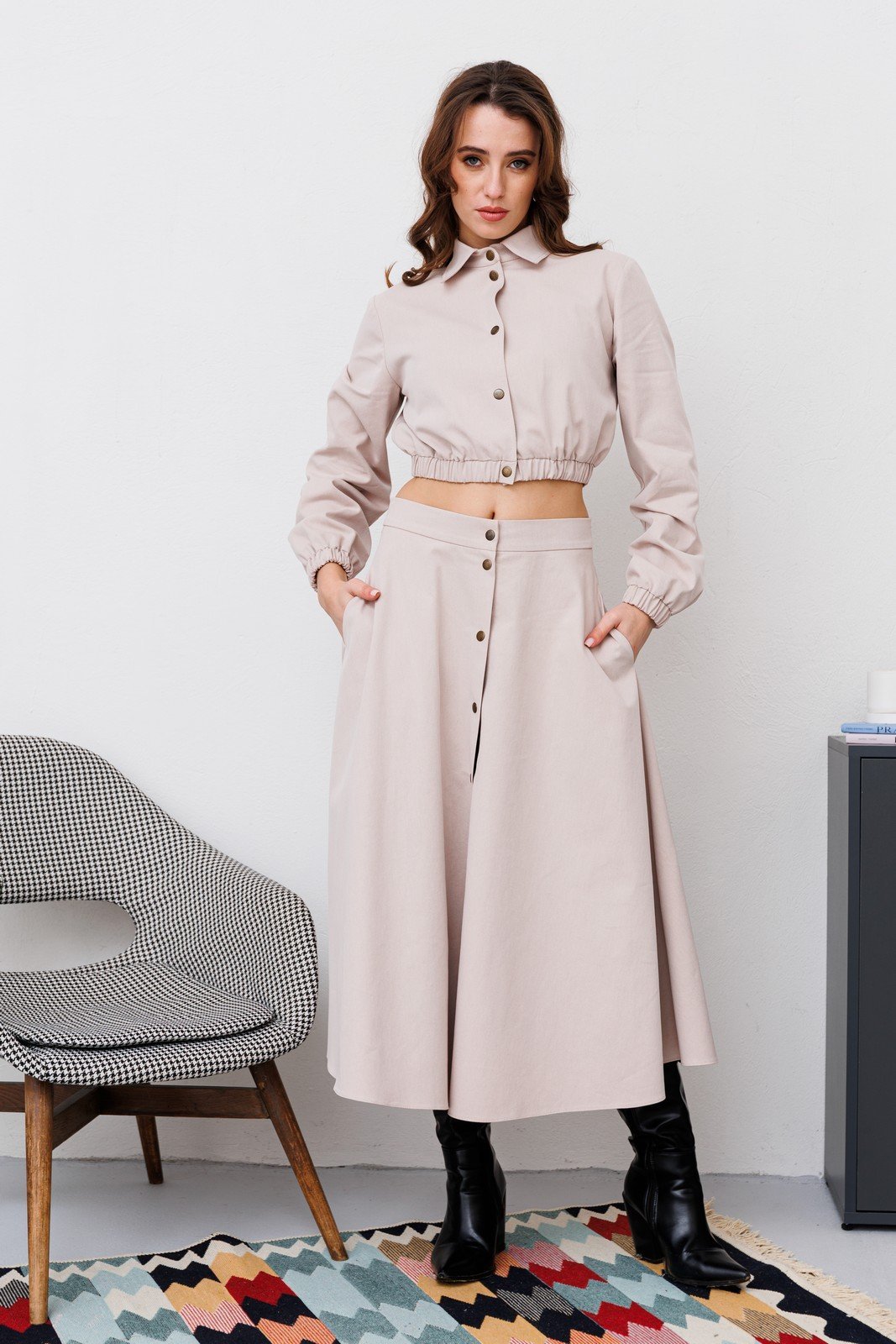 Костюм с юбкой 485-2 NikVa купить в интернет магазине | в наличии